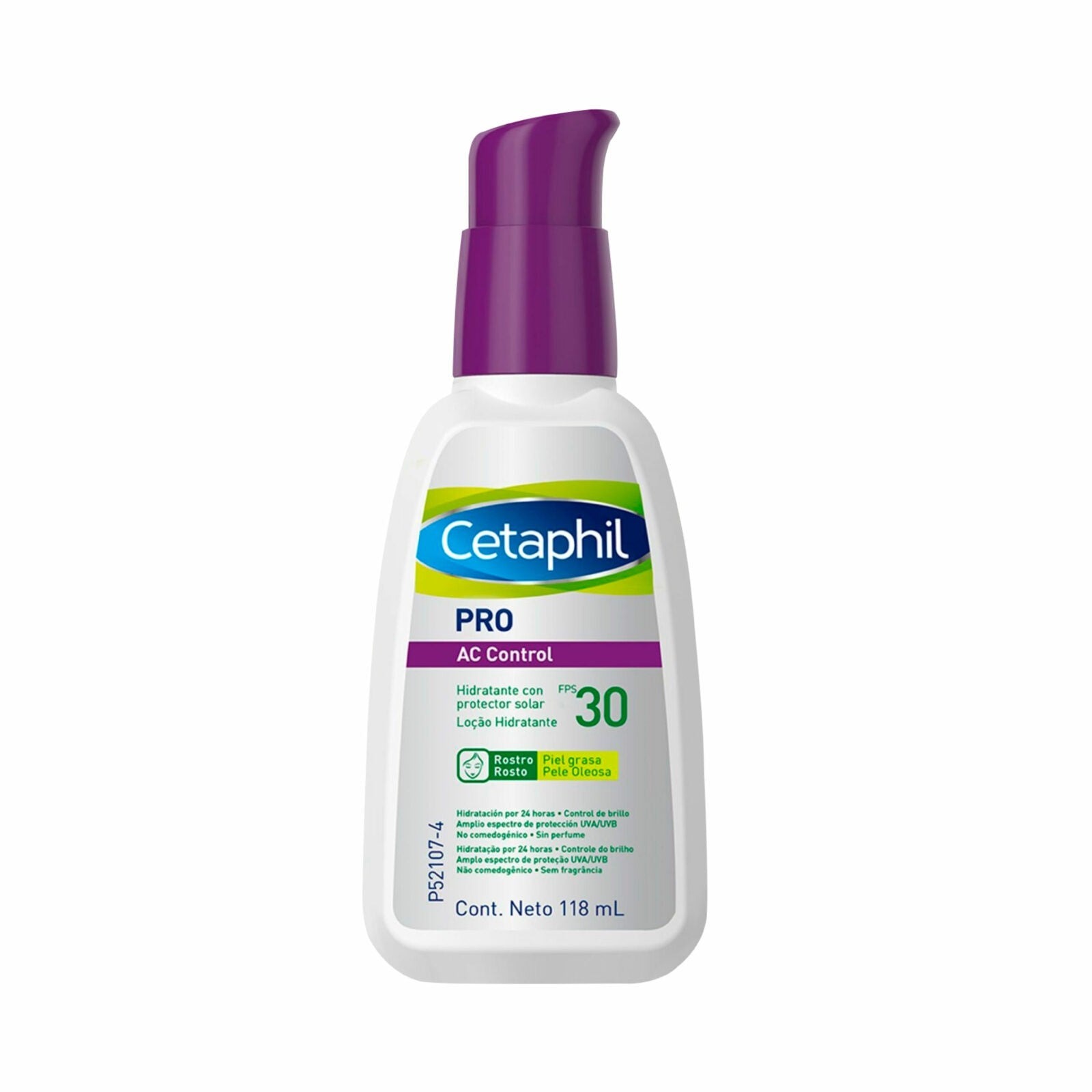 Cetaphil Pro AC Control Hidratante Protector Solar SPF30 118mL ...