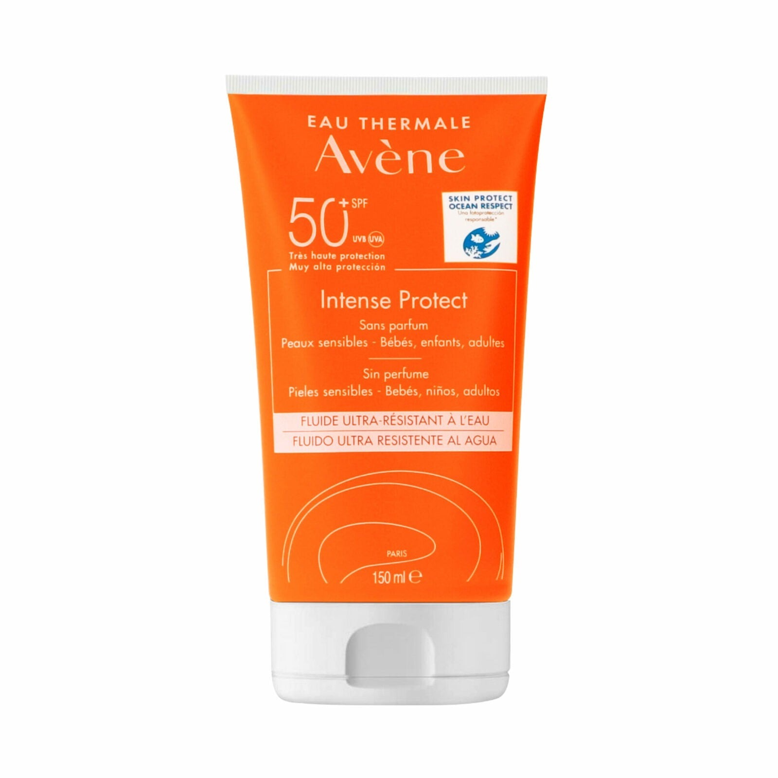 Avene Intense Protect FPS 50+ Piel Sensible 150mL — Dermacare Pharmacy